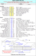 ASCE 7-10 CODE SNOW LOAD ANALYSIS PROGRAM