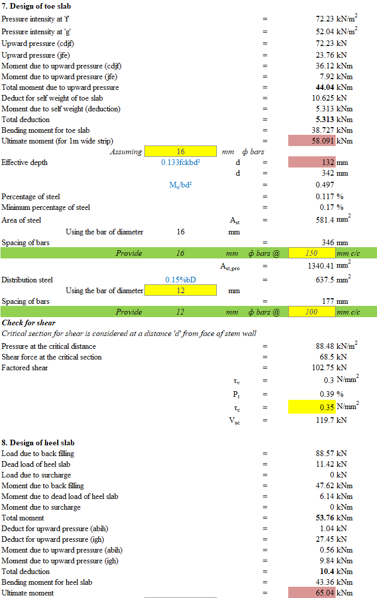 RAKUMAR - Retaining Wall with Surcharge