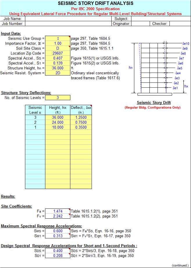 Anotar Mareo Retrato seismic load calculation excel Cayo Muerto en el ... Anotar Mareo Retrato seismic load calculation excel Cayo Muerto en el ...