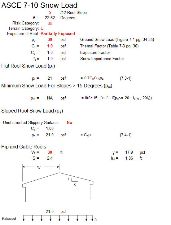 Snow Loads ASCE 7-10 Snow Loads ASCE 7-10